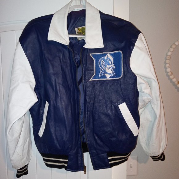 Phase 2 | Jackets & Coats | Rare Vintage Duke University Leather Bomber ...